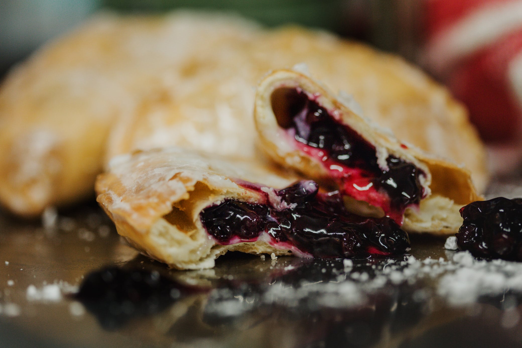 Blueberry Fry Pie - Barn and Country Catering